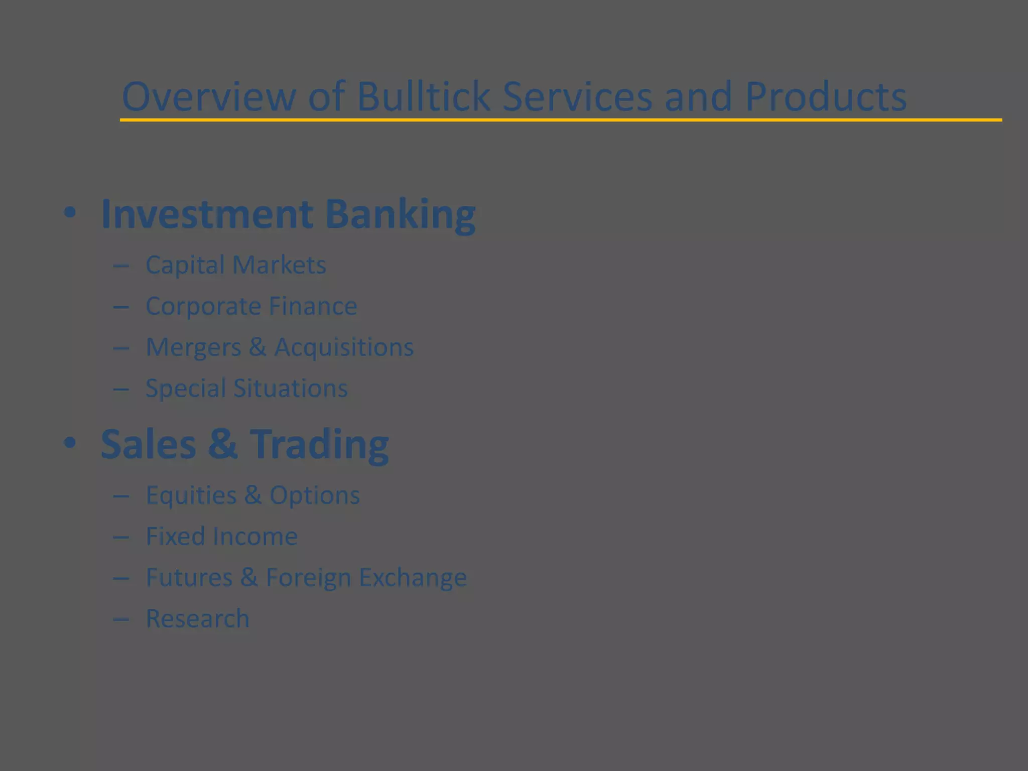Who is Bulltick | PPT