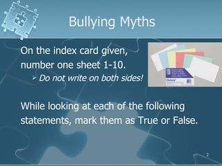 6th grade Bully Presentation | PPT