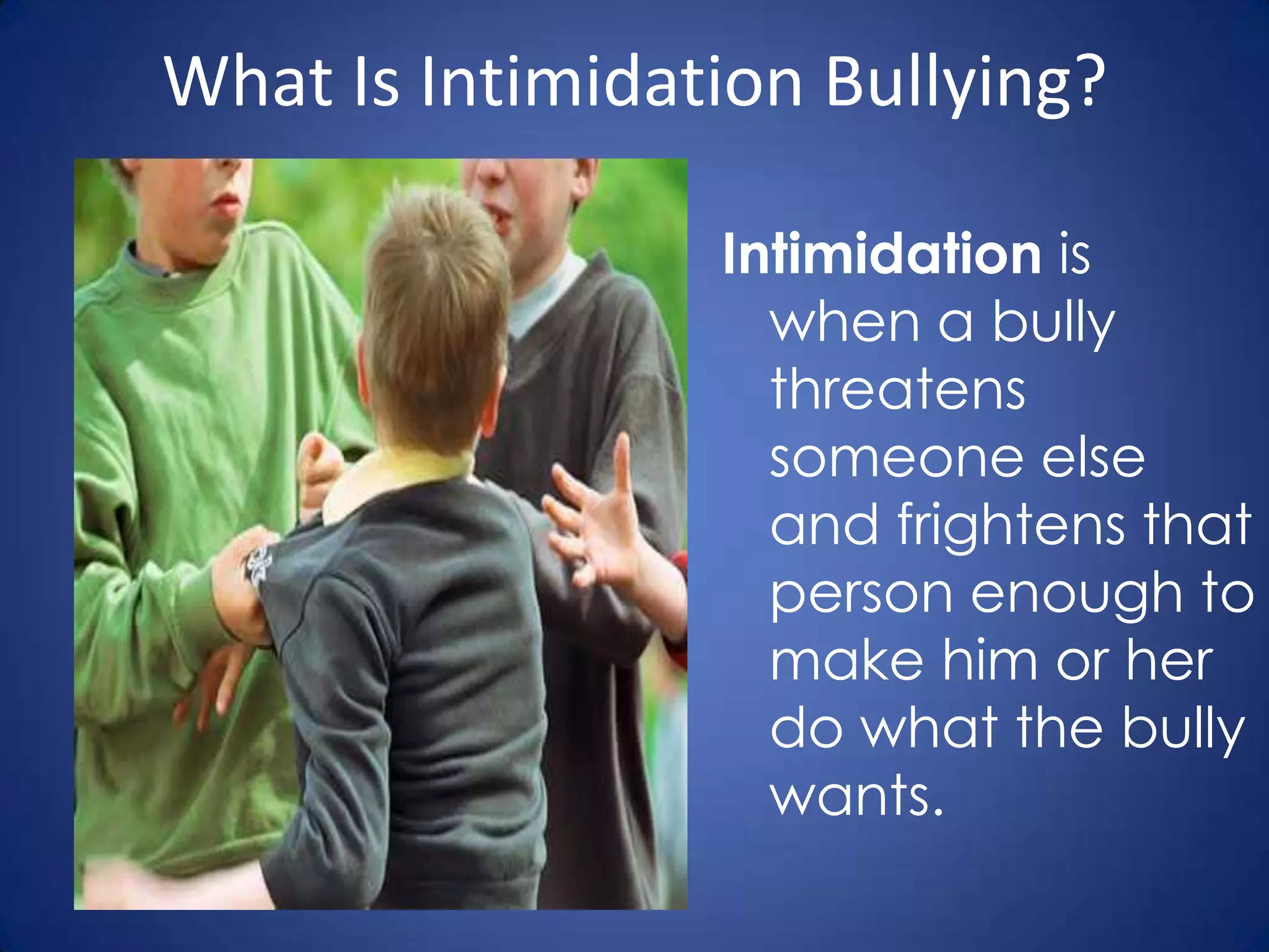 All The Types Of Bullying | PPTX