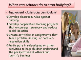 Preventing School Bullying | PPTX