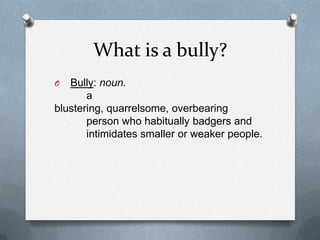 Bullying | PPTX