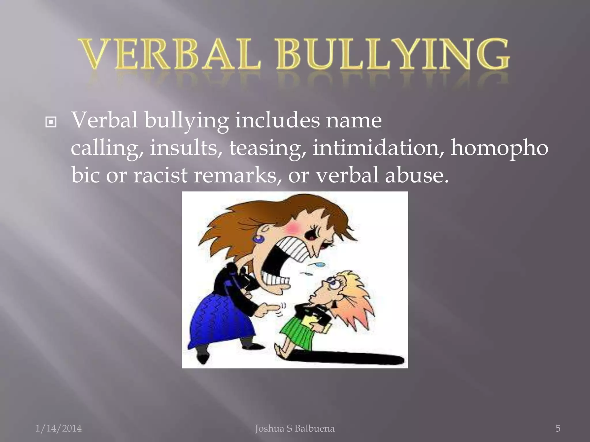 Bullying | PPTX