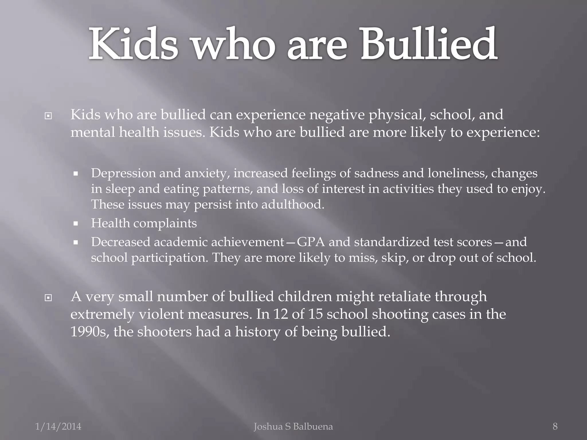 Bullying | PPTX