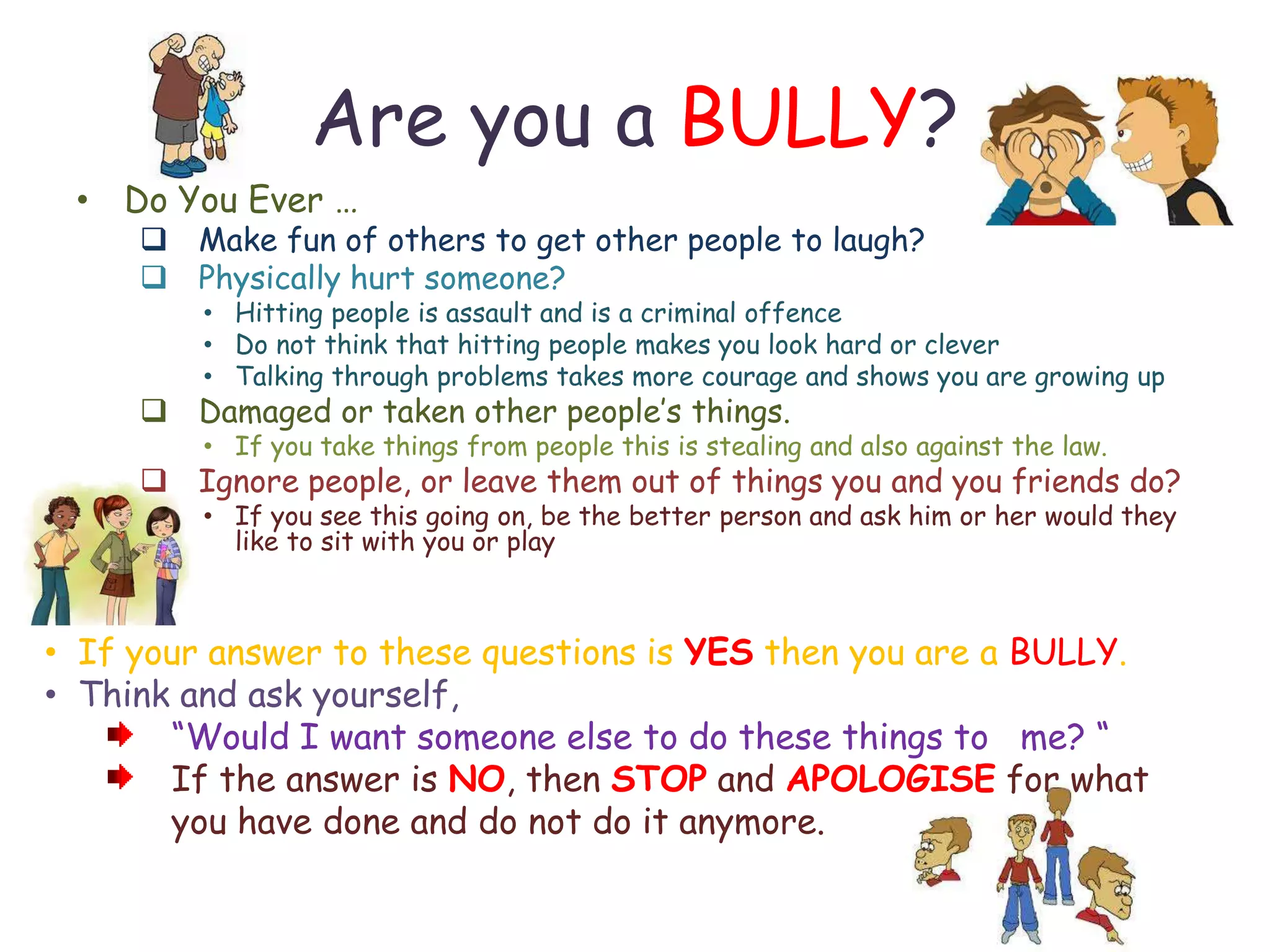 Types of Bullying | PPTX