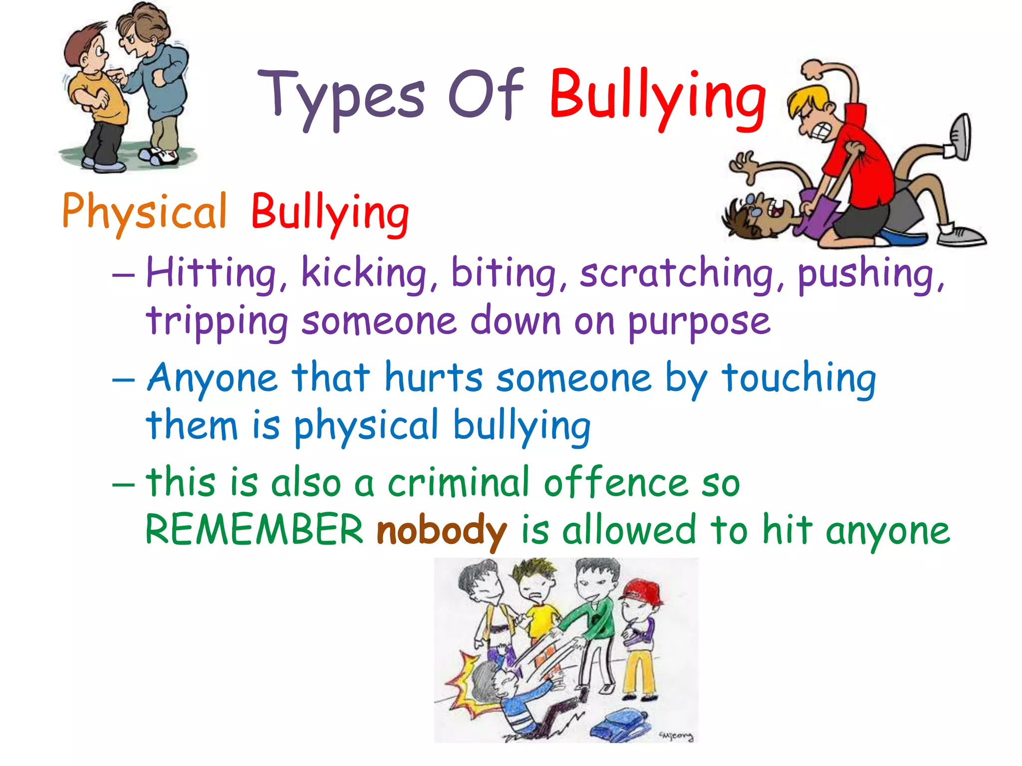 Types of Bullying | PPTX