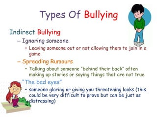 Types of Bullying | PPTX