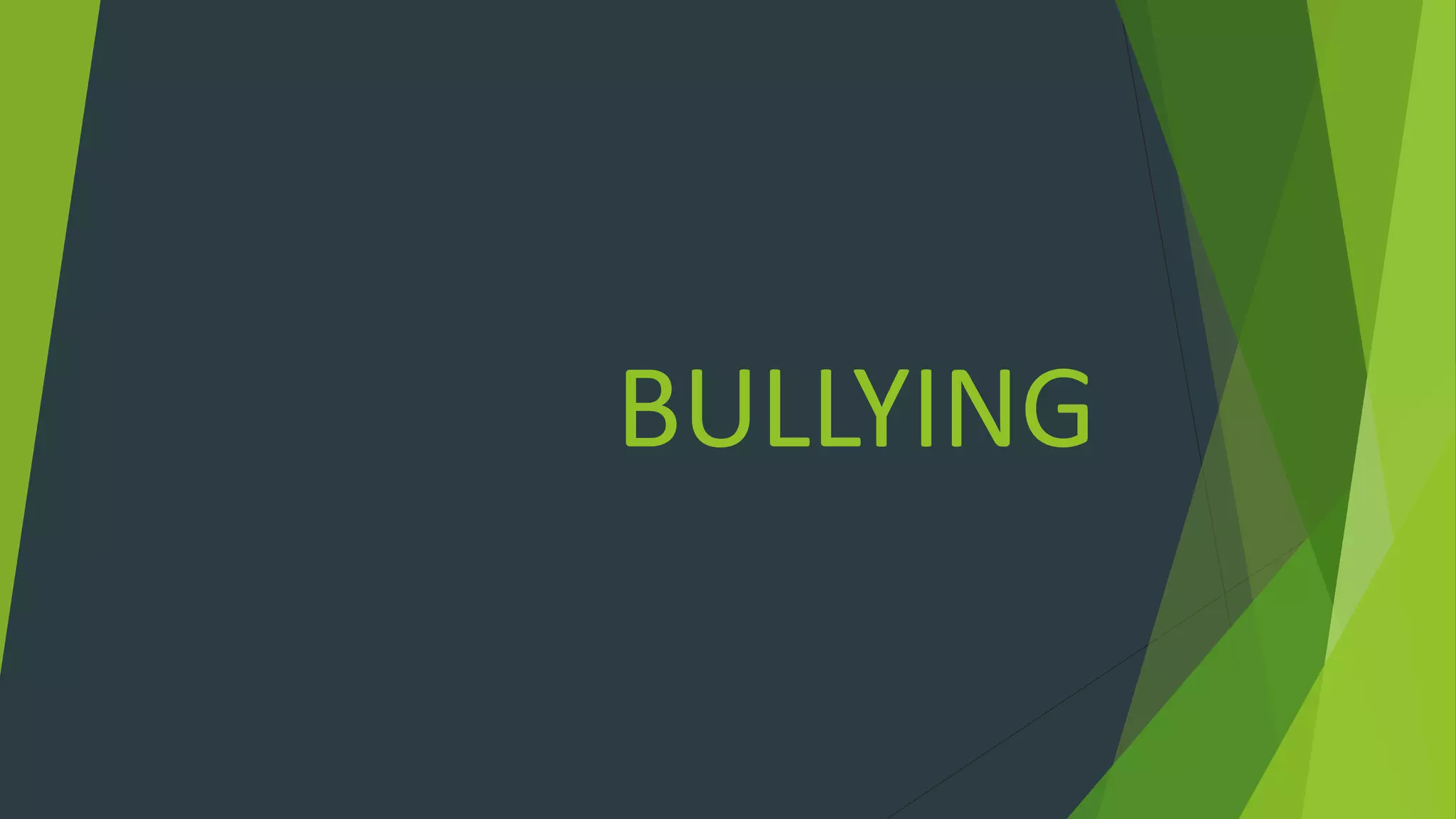 Bullying | PPTX