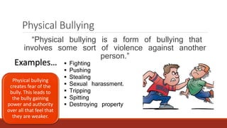 Problems of Well-Being: Bullying | PPTX