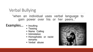 Problems of Well-Being: Bullying | PPTX