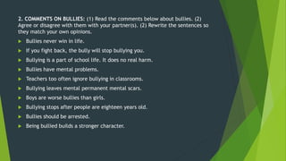 COMO COMBATER O BULLYING EM SALA DE AULA | PPT