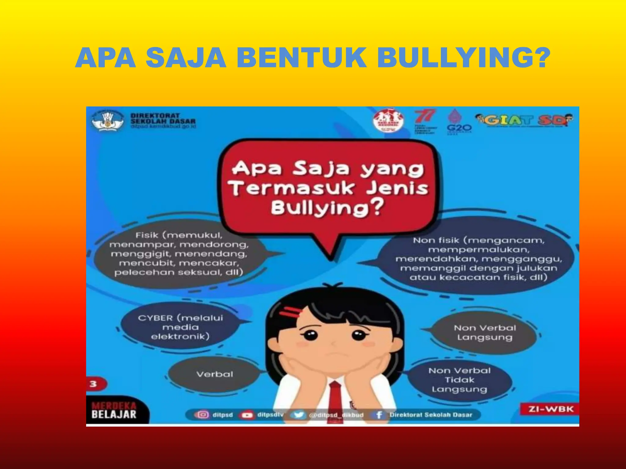 BULLYING.ppt sosialisasi bullying untuk siswa sekolah | PPT