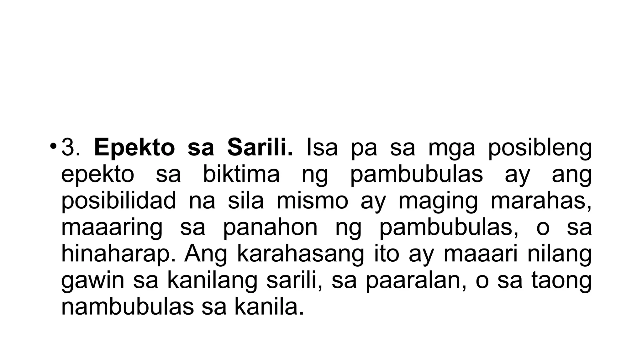 bullying.4th.pptx Edukasyon sa Pagpapakatao | PPTX