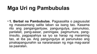 bullying.4th.pptx Edukasyon sa Pagpapakatao | PPTX