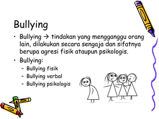 bullying untuk anak Sekolah Dasar di Indonesia | PPT