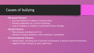 Bullying as one of the social issue around the world | PPTX