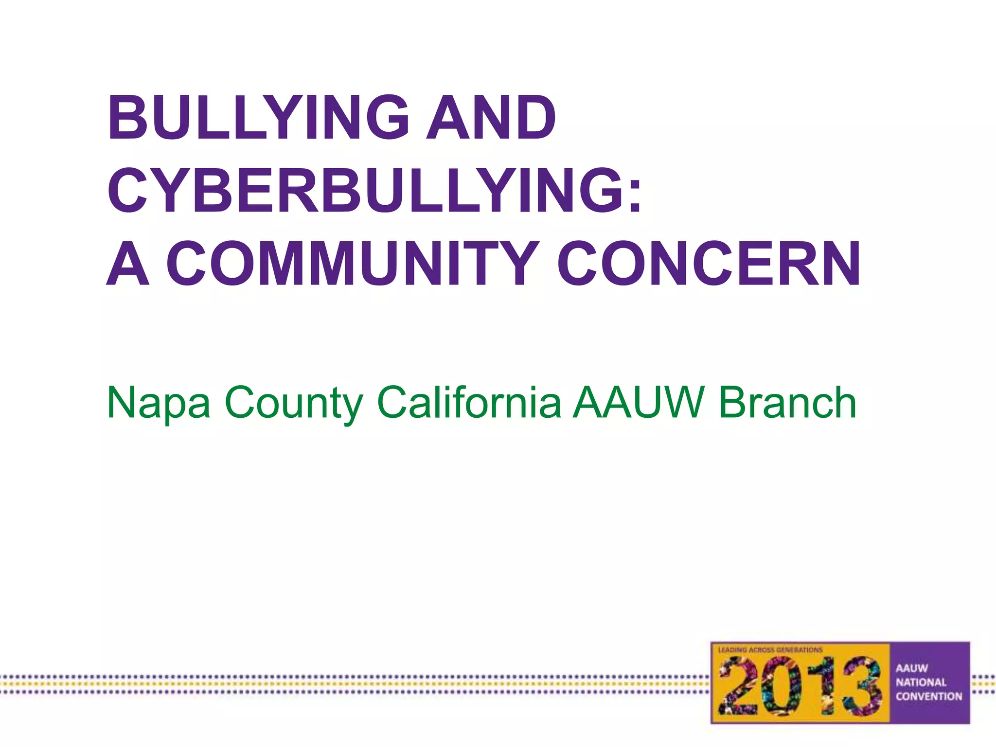 Bullying-and-Cyberbullying-A-Community-Concern-PowerPoint-Presentation ...