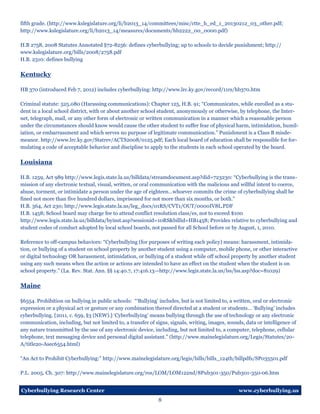 Bullying and-cyberbullying-laws2015(2) | PDF | Crime & Harmful Acts to ...