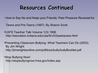 Bullying asld 601 - group project - k. butler | PPT