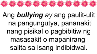 bullying-tagalog.pdf presentation for classroom | PDF