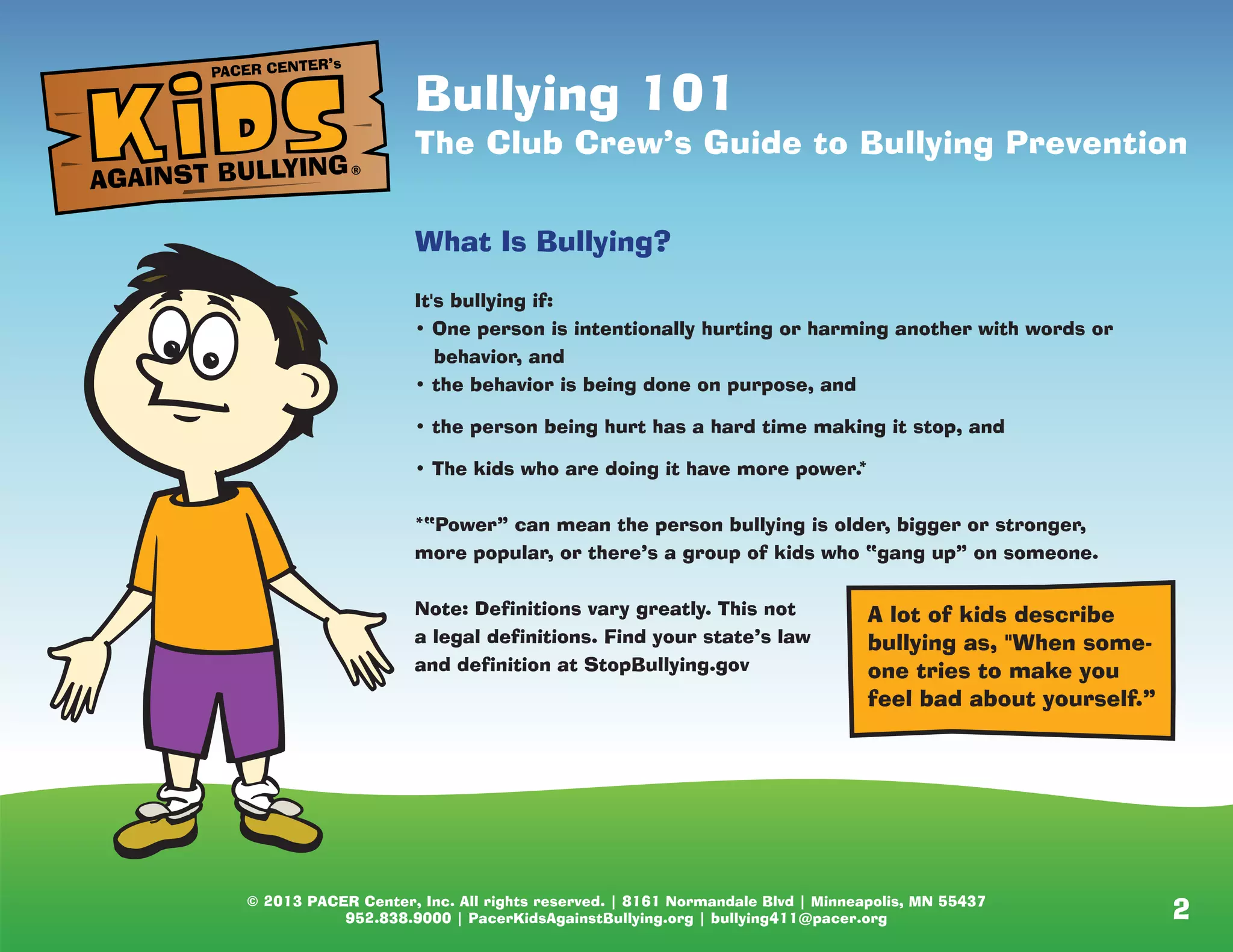 Bullying 101 for elementary | PDF