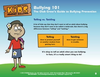 Bullying 101 for elementary | PDF | Debated Sensitive Social Issues ...