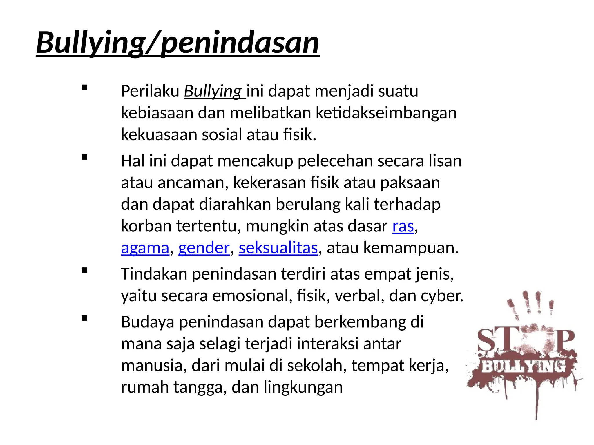 Materi Bullying Anti kekerasan dari Kepolisian | PPT