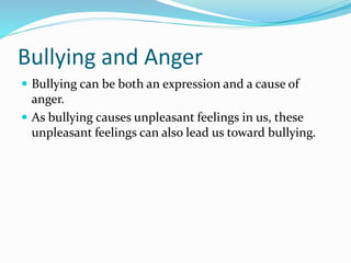 Bullying and anger management | PPTX | Physical Therapy | Wellness