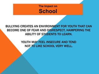 Bullying and anxiety | PPT