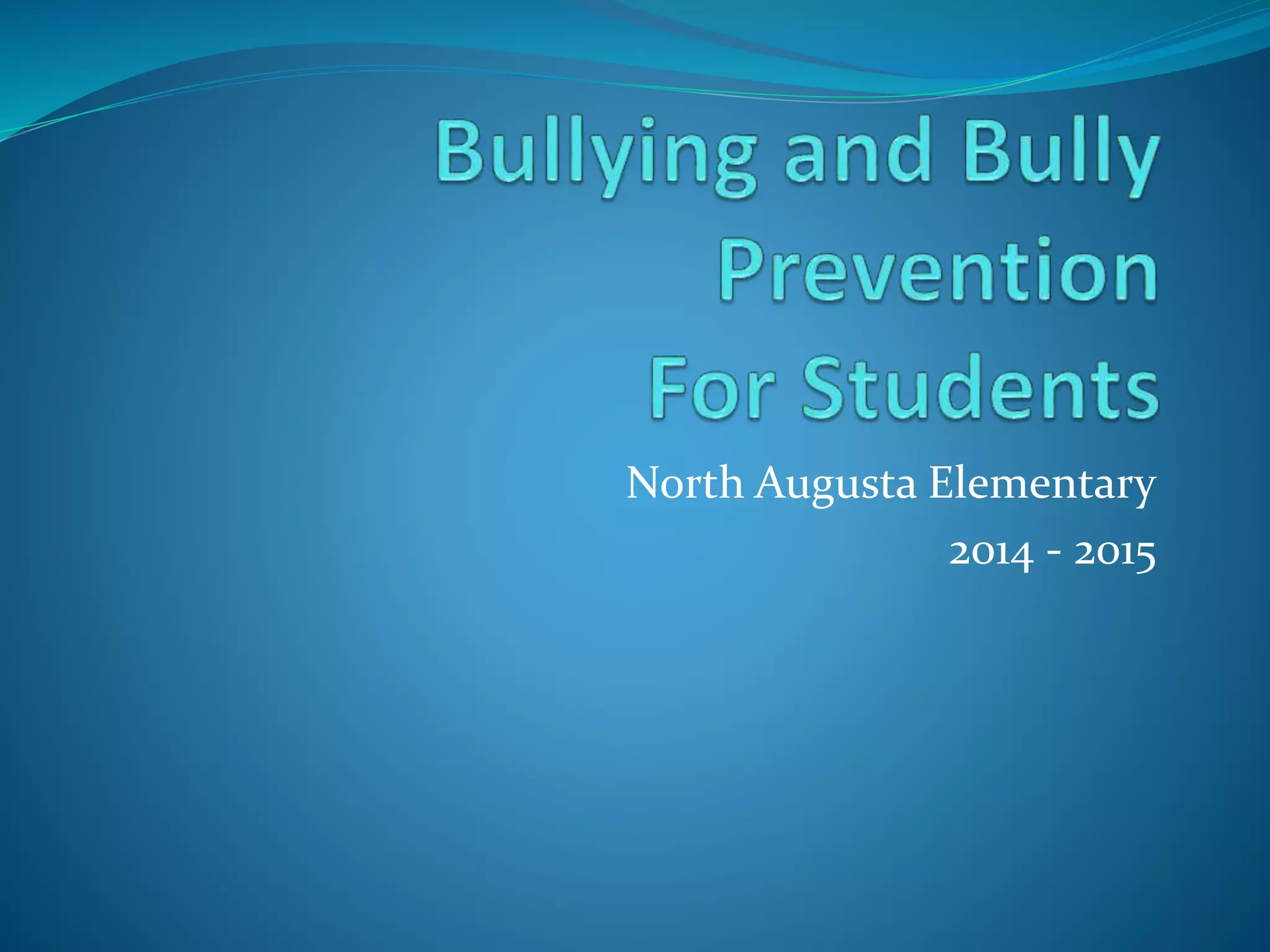 Bullying and bully prevention | PPTX | Crime & Harmful Acts to ...