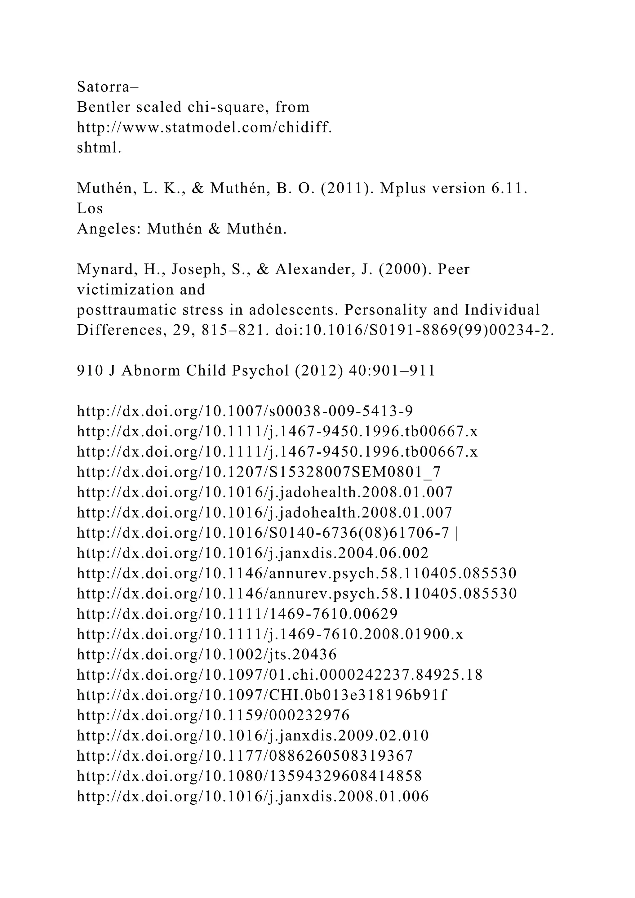 Bullying and PTSD SymptomsThormod Idsoe & Atle Dyregrov & .docx