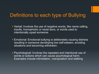 Bullying [autosaved] | PPT