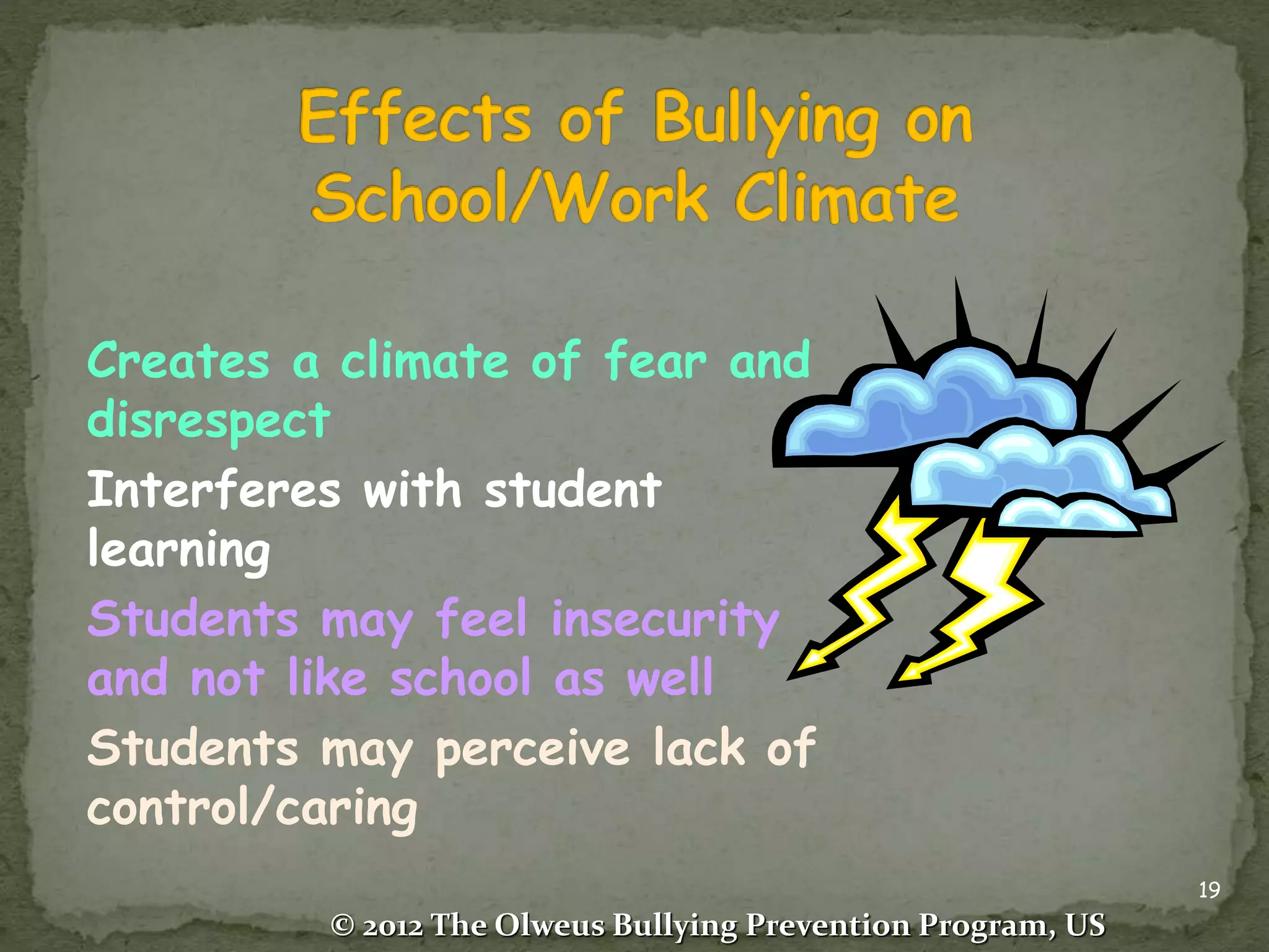 Bullying basics, Jan Perry Evenstad | PPTX