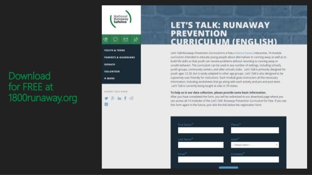 Let's Talk: Prevention Tools for Working with At-Risk Youth