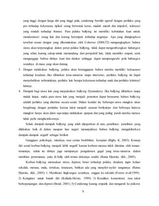makalah bullying | DOCX