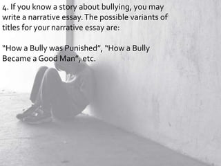 Bullying Essay | PPTX