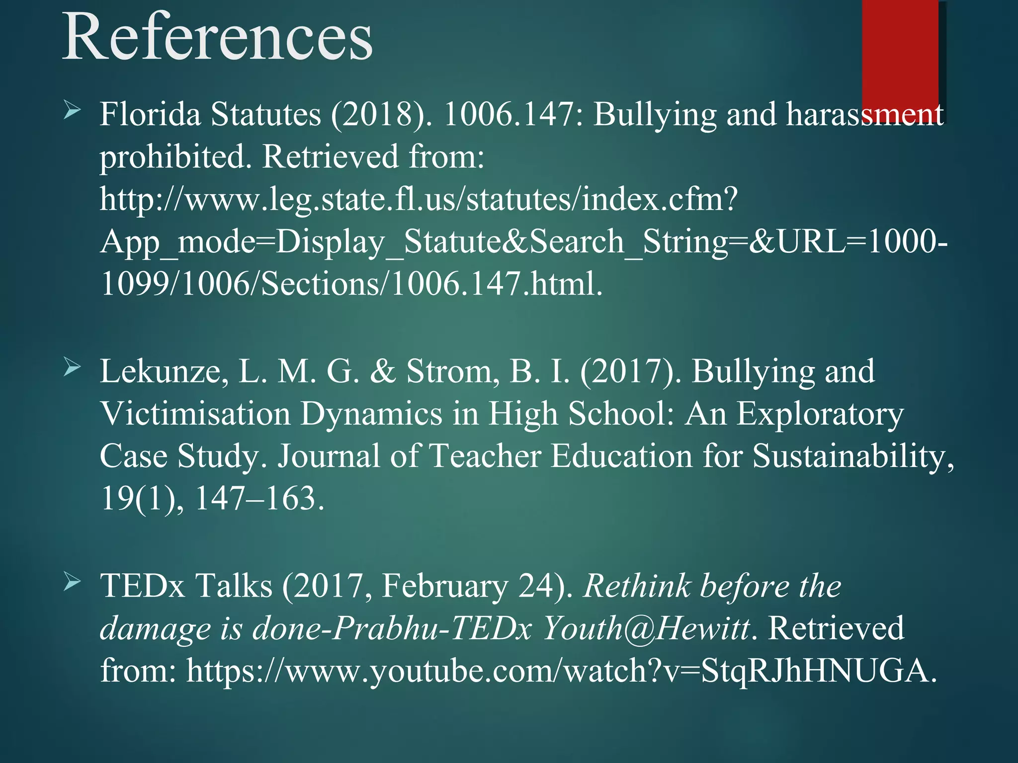 Bullying and Harassment: How Informed Are We? | PPT