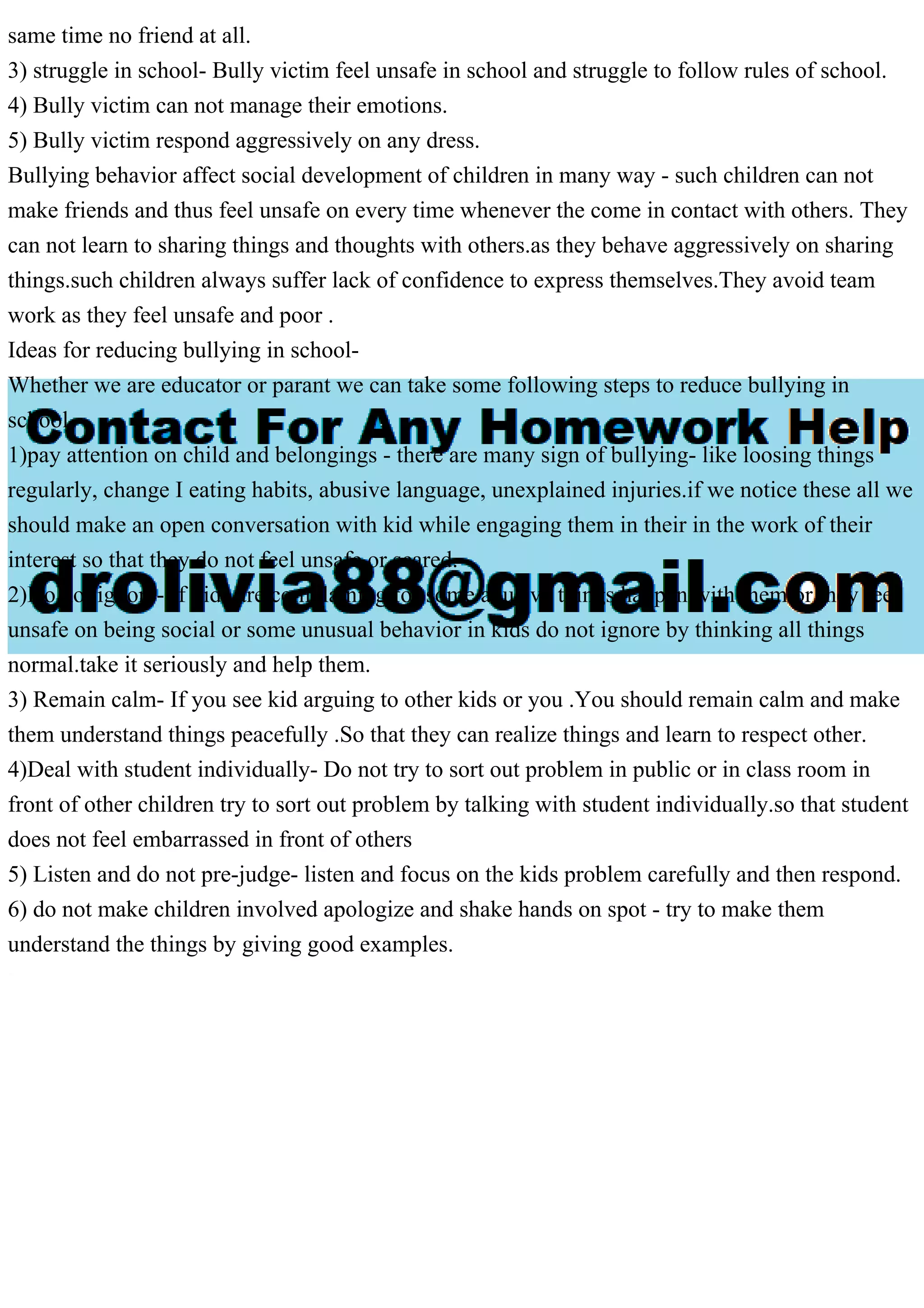 Bullying has become increasingly problematic for school aged childre.pdf