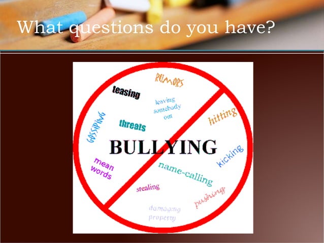 Bullying In Schools Educ 350 | PPT | Crime & Harmful Acts to ...