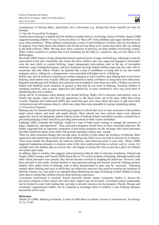 Bullying in schools psychological implications and counselling ...