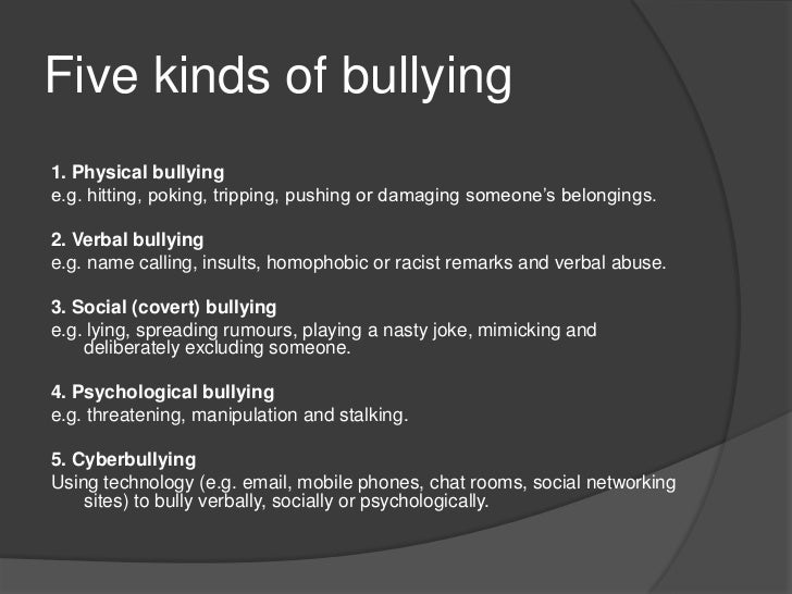 Verbal Bullying Examples Verbal Bullying Examples Bullying
