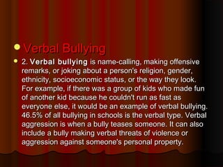 Bullying powerpoint | PPT
