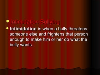 Bullying powerpoint | PPT
