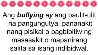 Bullying powerpoint | PPTX