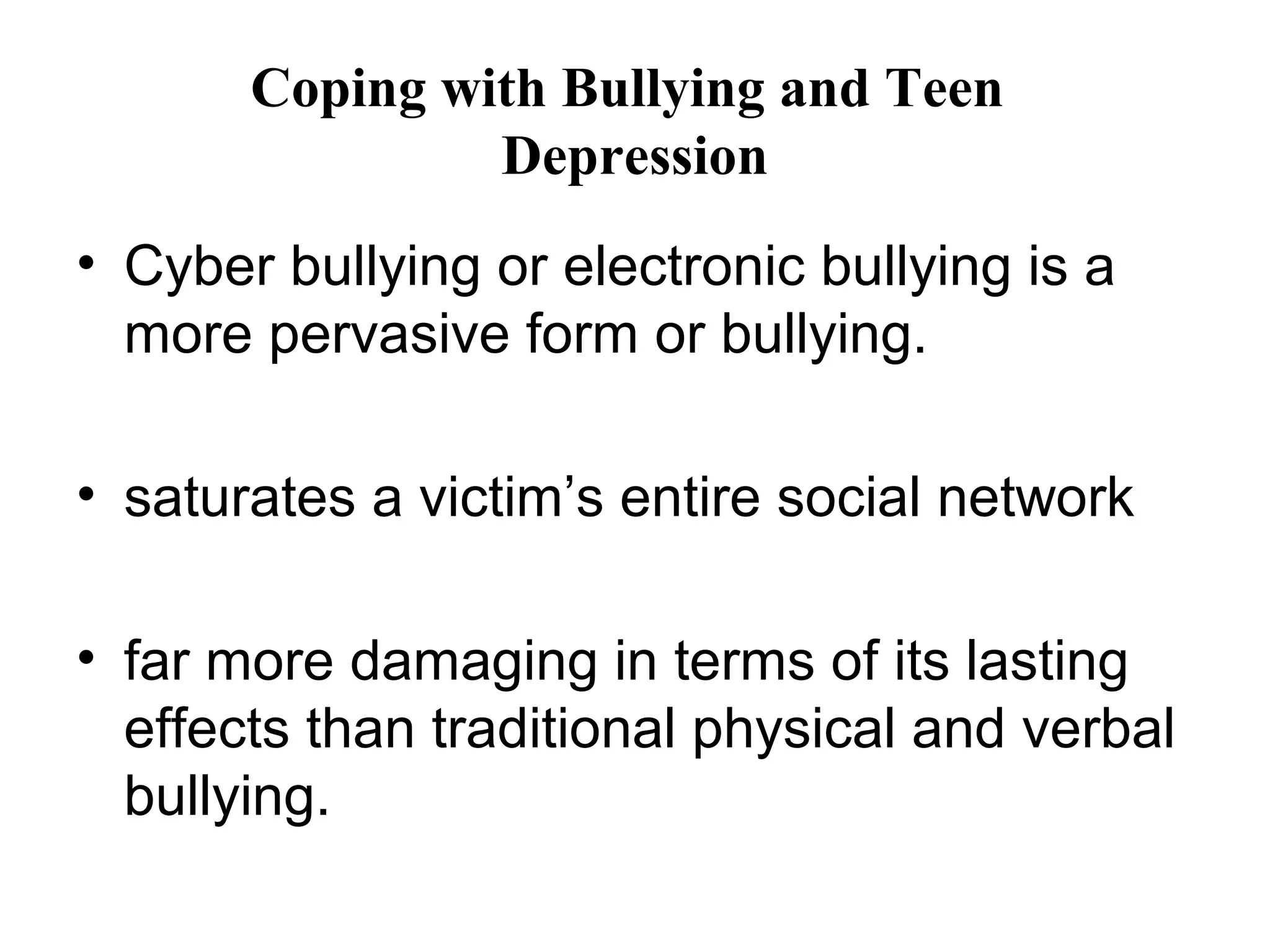 Bullying Powerpoint Ii | PPT