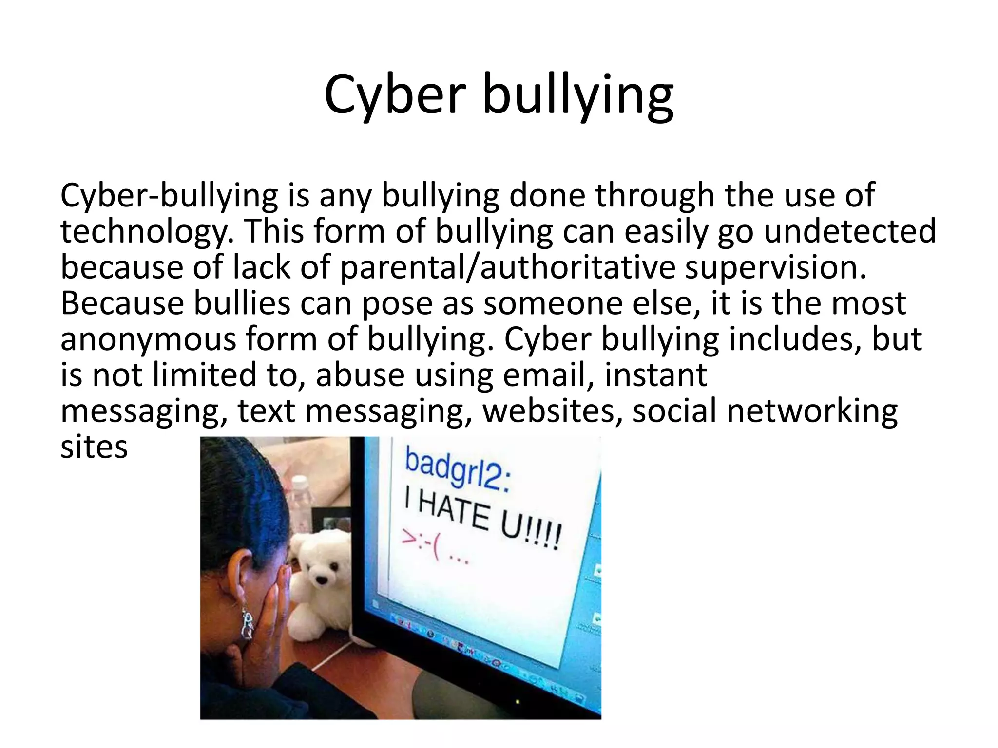 Bullying presentation | PPT