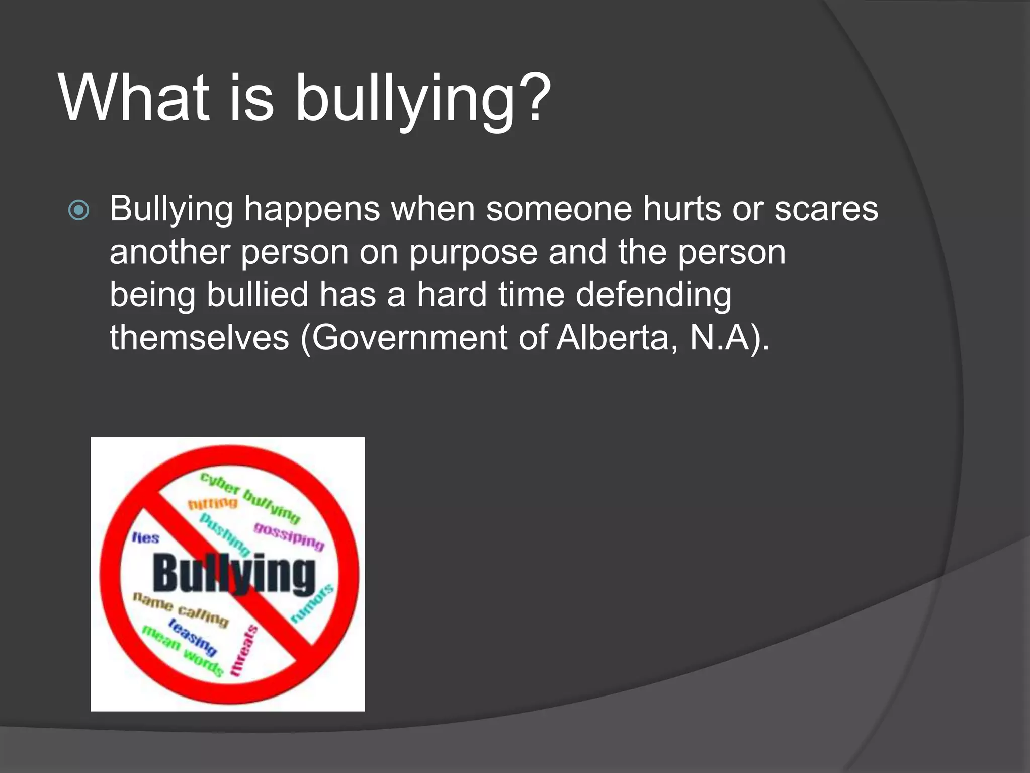 Bullying presentation | PPT