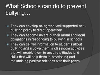 Bullying presentation | PPTX
