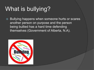 Bullying presentation | PPTX