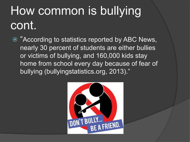 Bullying presentation | PPT