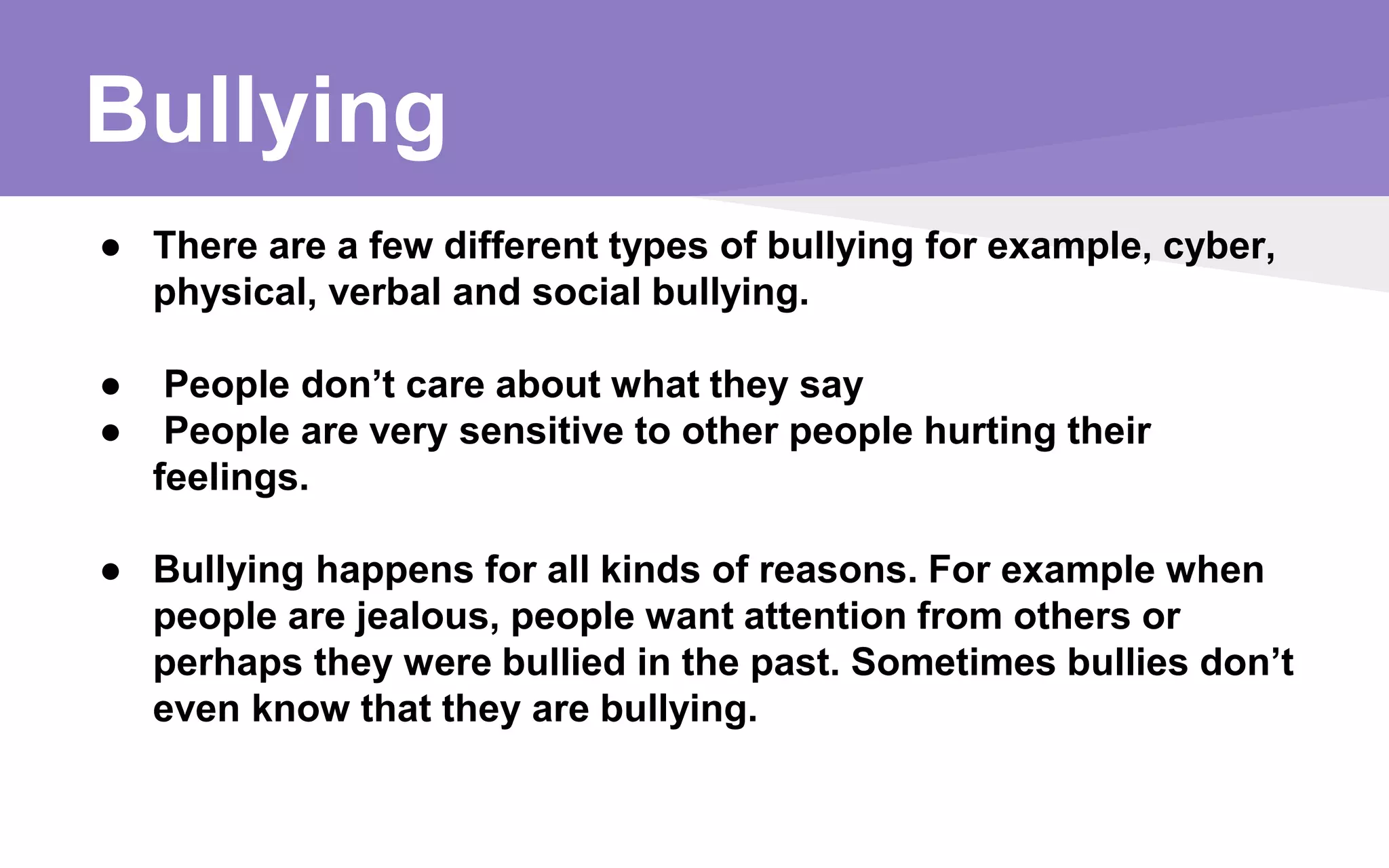 Bullying Presentation | PPTX